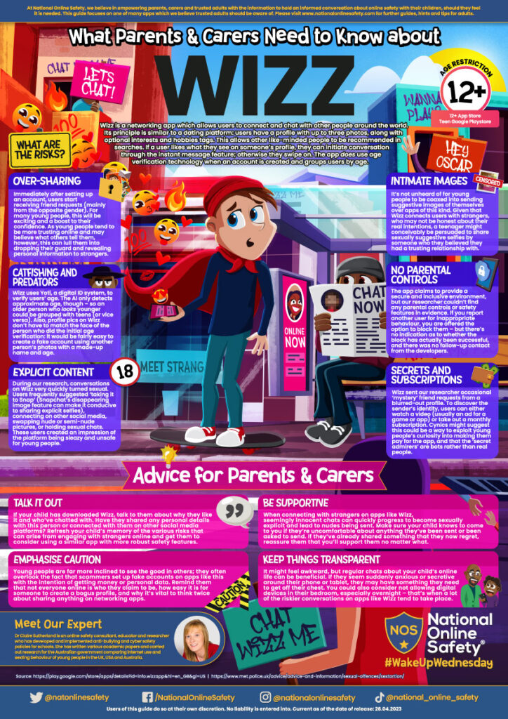 What Parents & Carers Need to Know about Wizz – St Marie's School