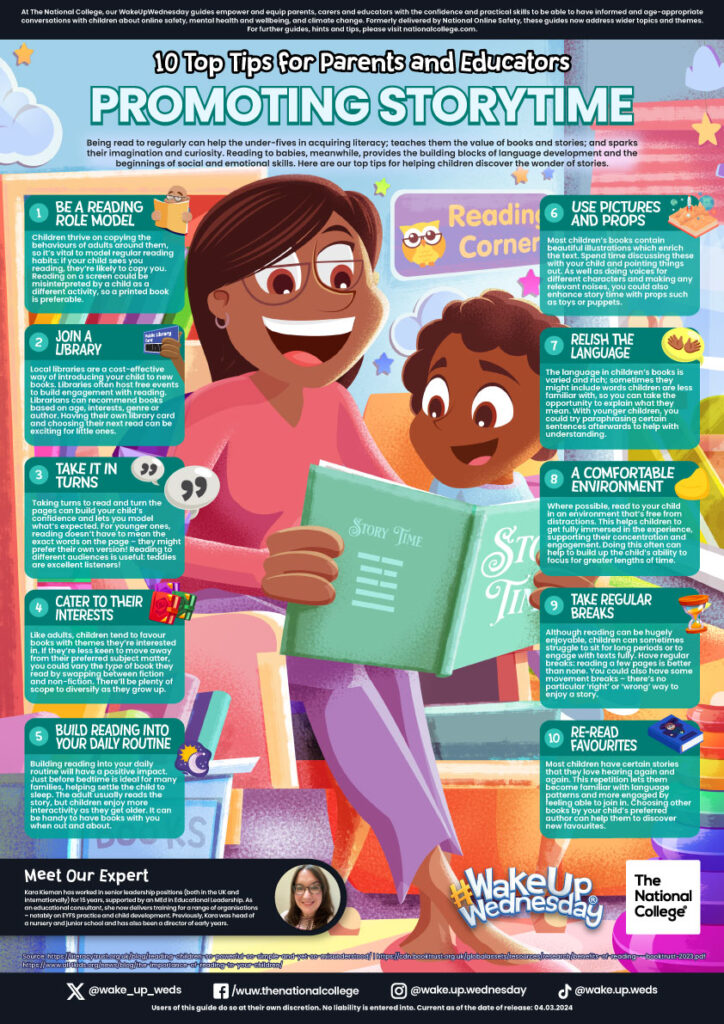 10 Top Tips for Promoting Storytime – St Marie's School